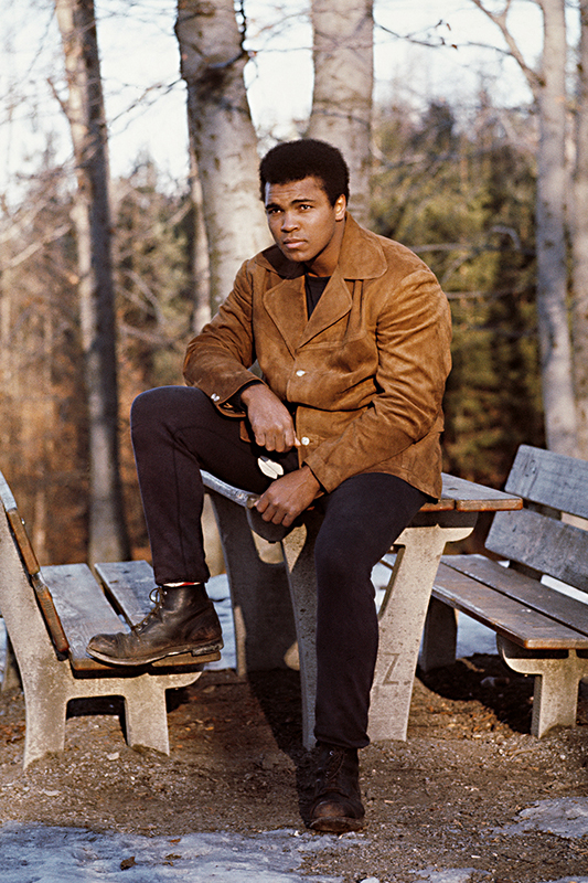 Eric Bachmann Fotoarchiv — Print Muhammad Ali Uetliberg 60x40cm
